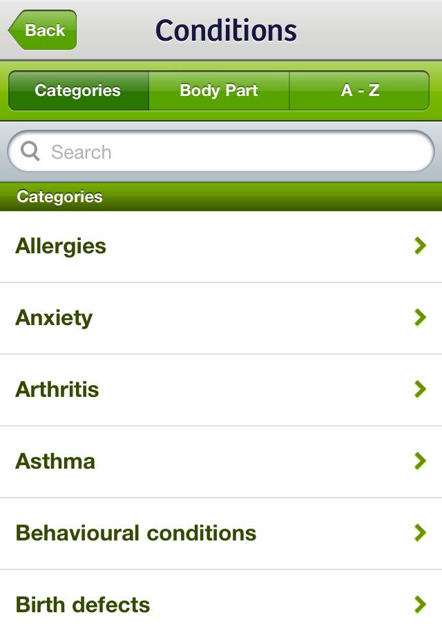 Better Health Channel iPhone & iPad app - Finalist - 2012 Mobile Awards