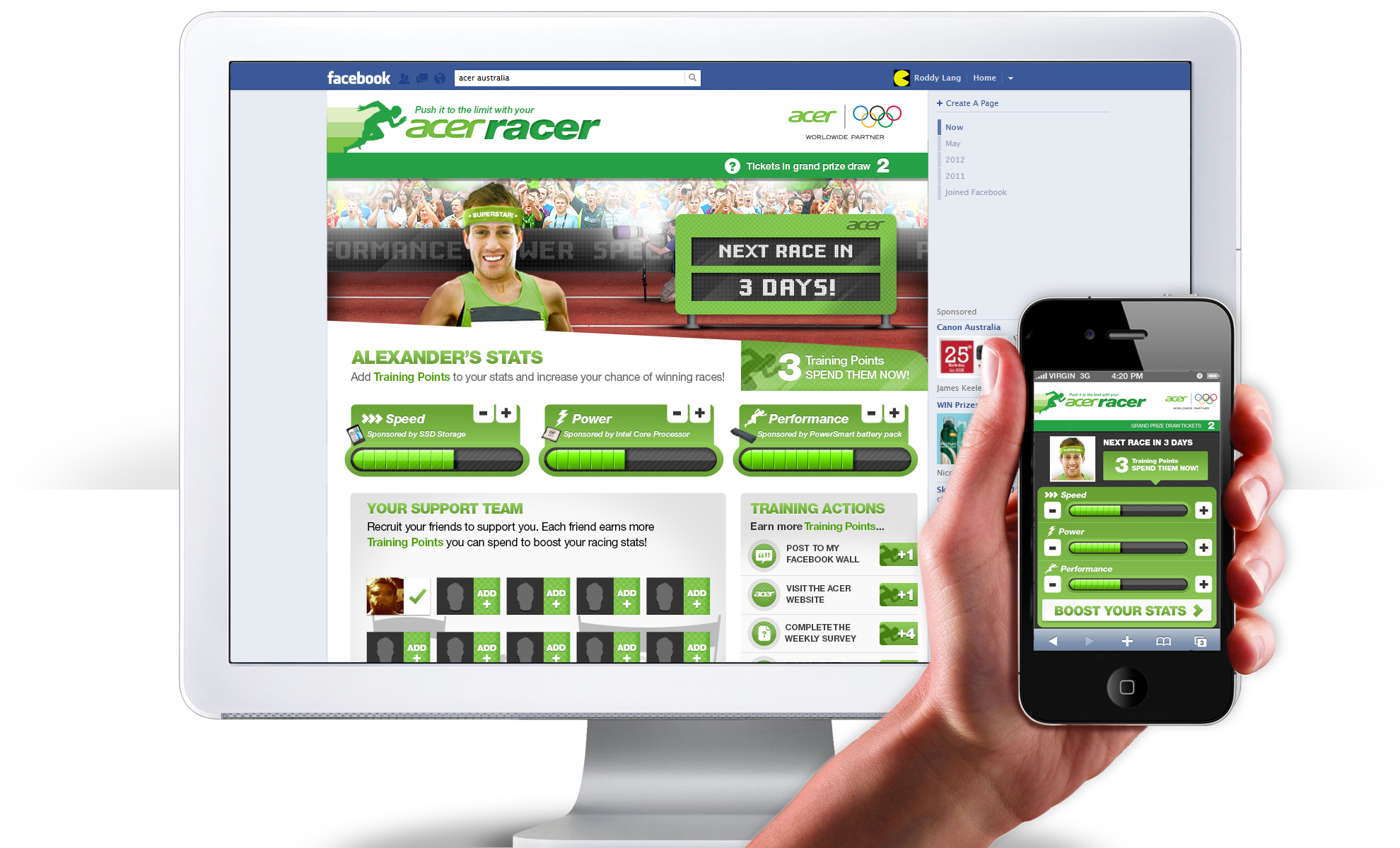 Acer Racer - Finalist - 2012 Mobile Awards