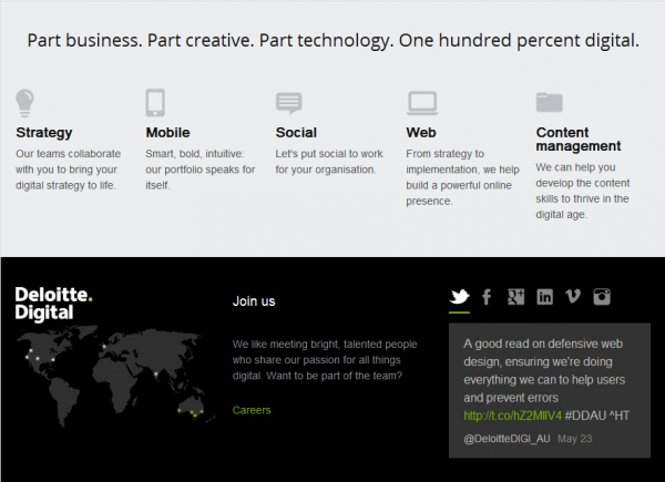 Deloitte Digital - 2012 Melbourne Design Awards