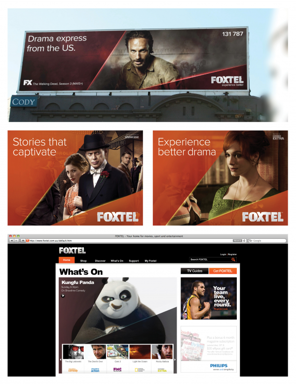 Foxtel Brand Identity - Winner - BETTER FUTURE