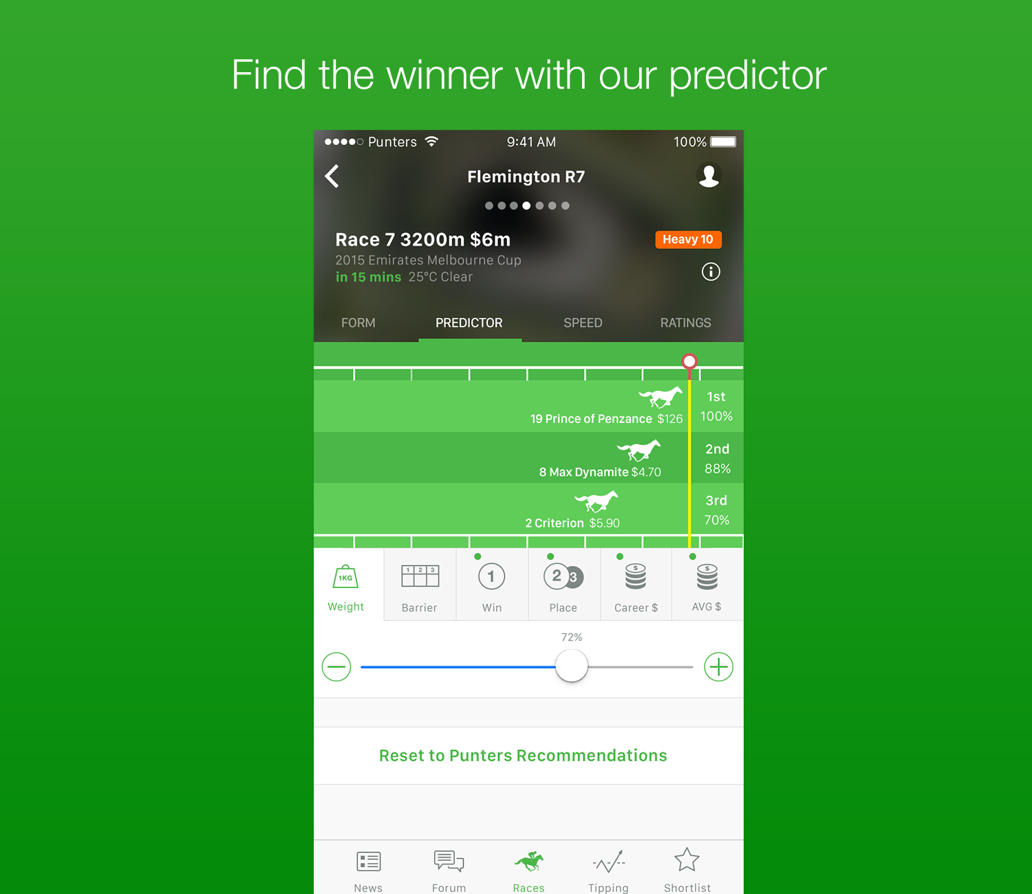 Punters - Horse Racing & Form Guide App - 2016 [app] design awards