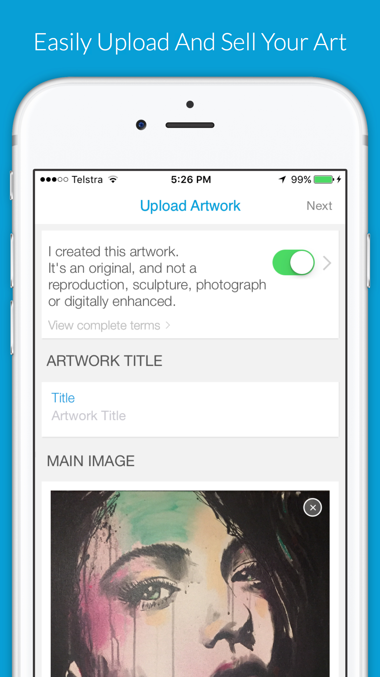 Bluethumb - Uncover Australian Art - Silver Winner - 2016 [app] design ...