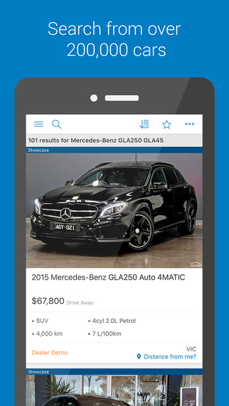 Carsales iOS and Android Apps