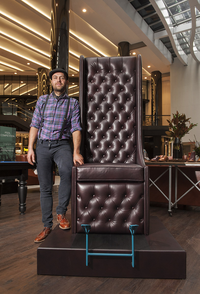 The Shoe Shine Chair Reinvented