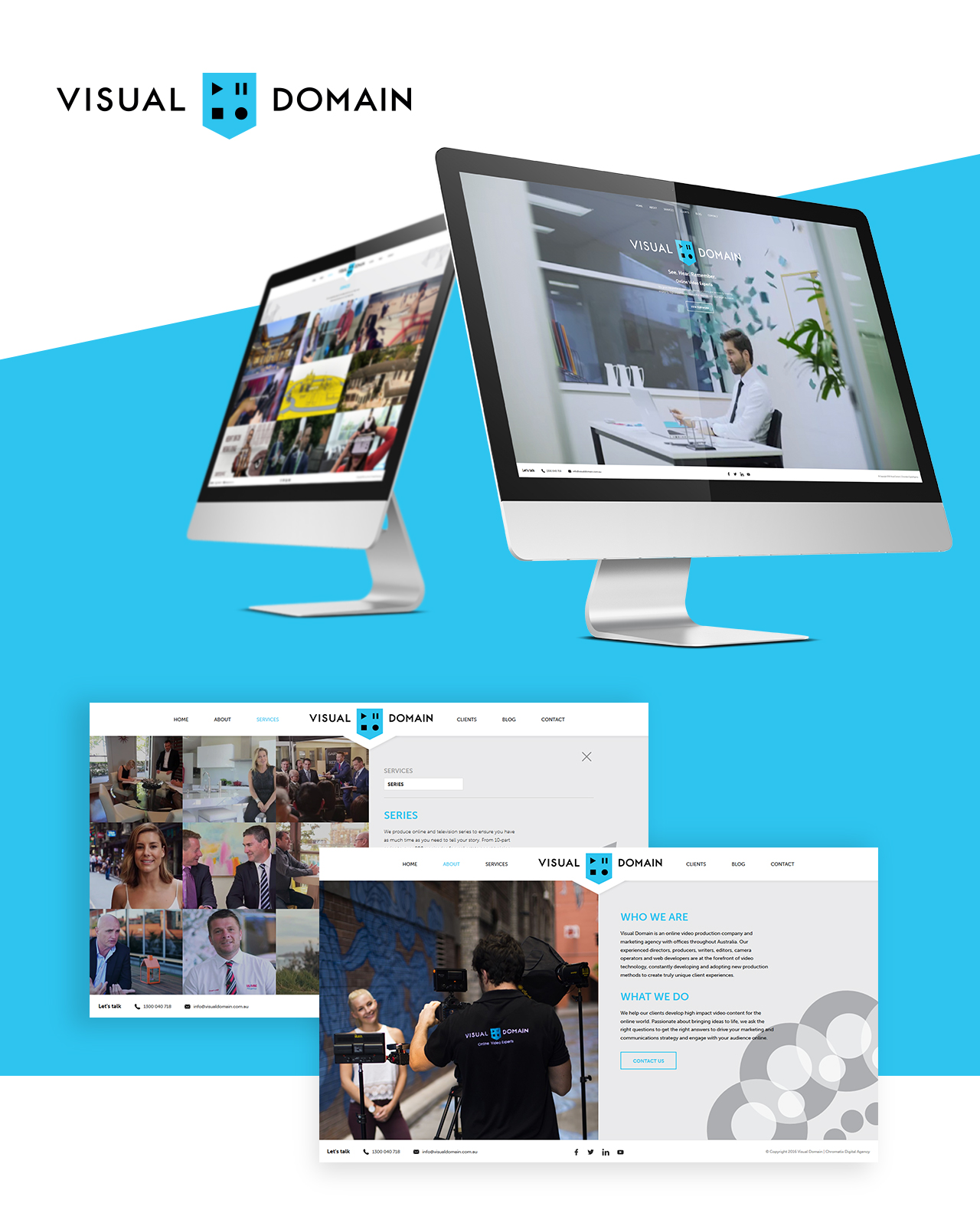 Visual Domain Website