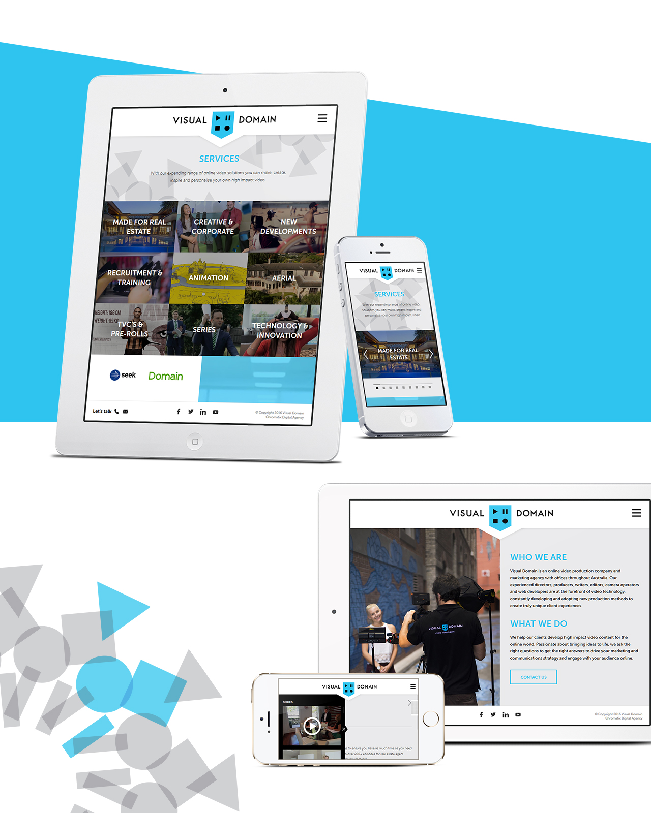 Visual Domain Website