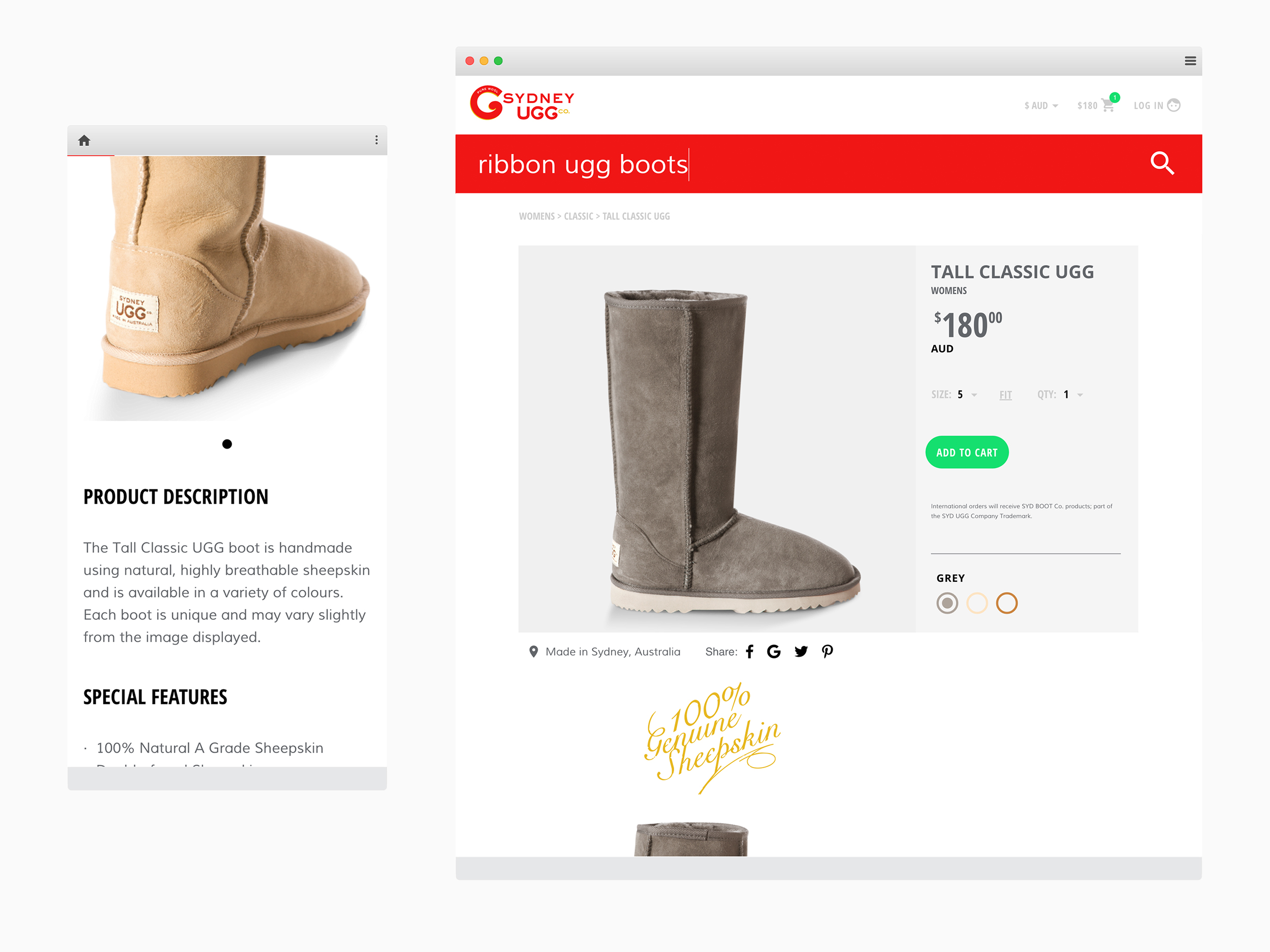 Sydney Ugg Company - Gold Winner - 2016 Sydney Design Awards