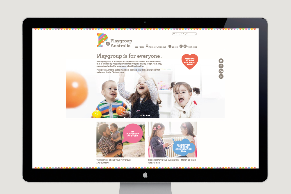 Playgroup Australia Rebrand