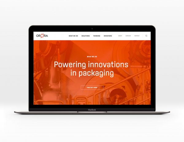 Orora Limited Website - Silver Winner - 2017 Melbourne Design Awards