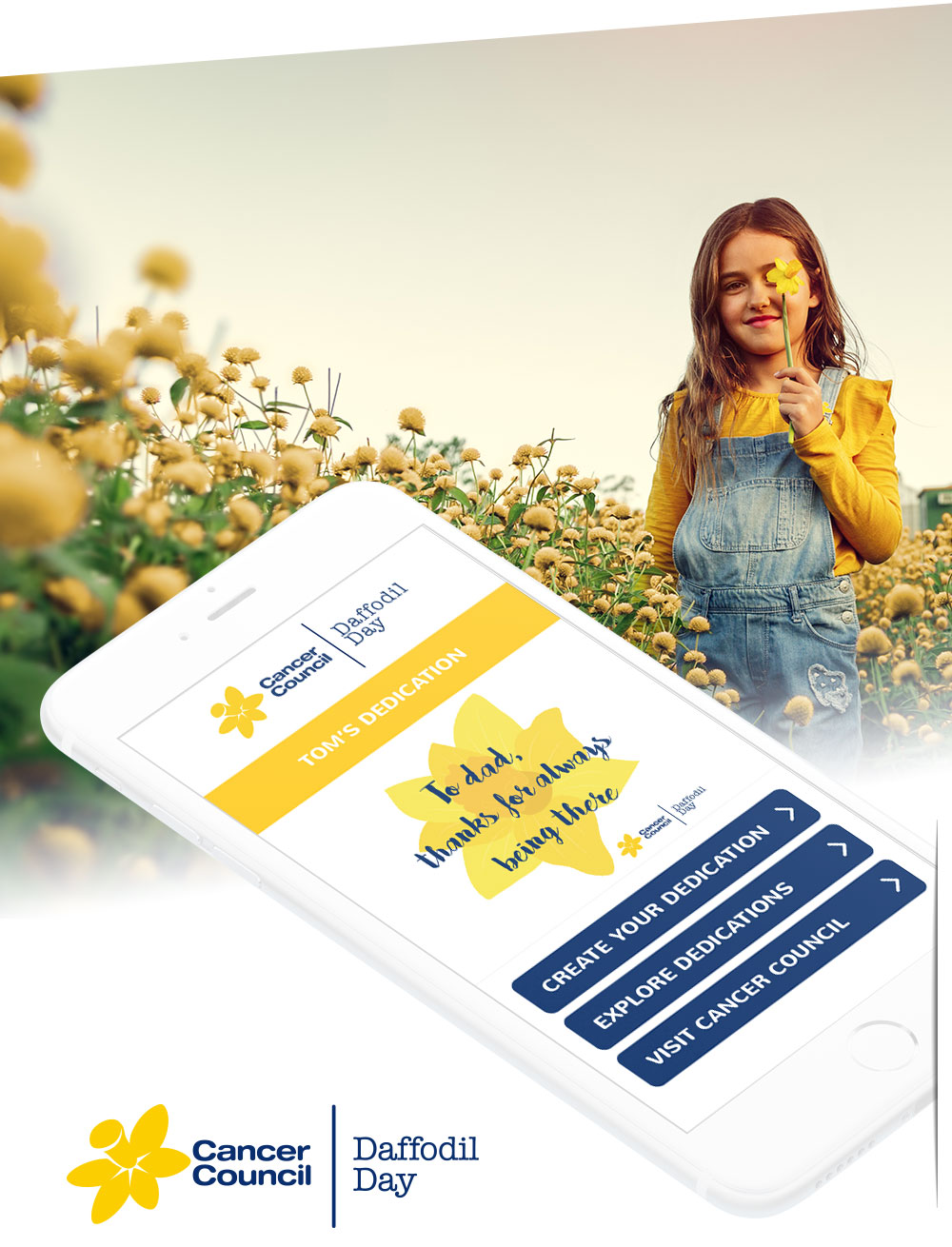 Cancer Council - Dedicate a Daffodil