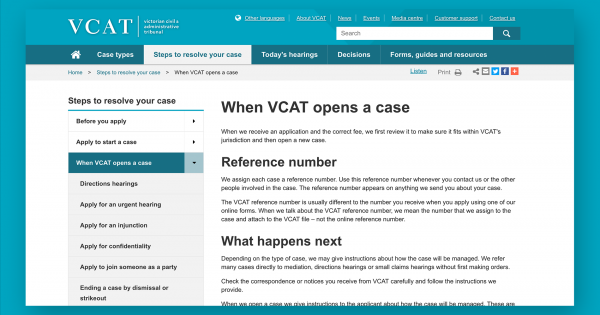 VCAT - Silver Winner - 2017 Melbourne Design Awards