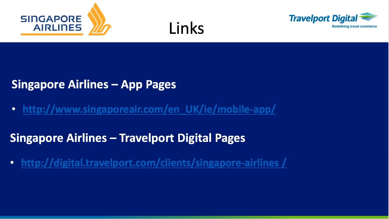 Singapore Airlines Mobile Apps – iOS & Android Smartphones, Apple Watch ...