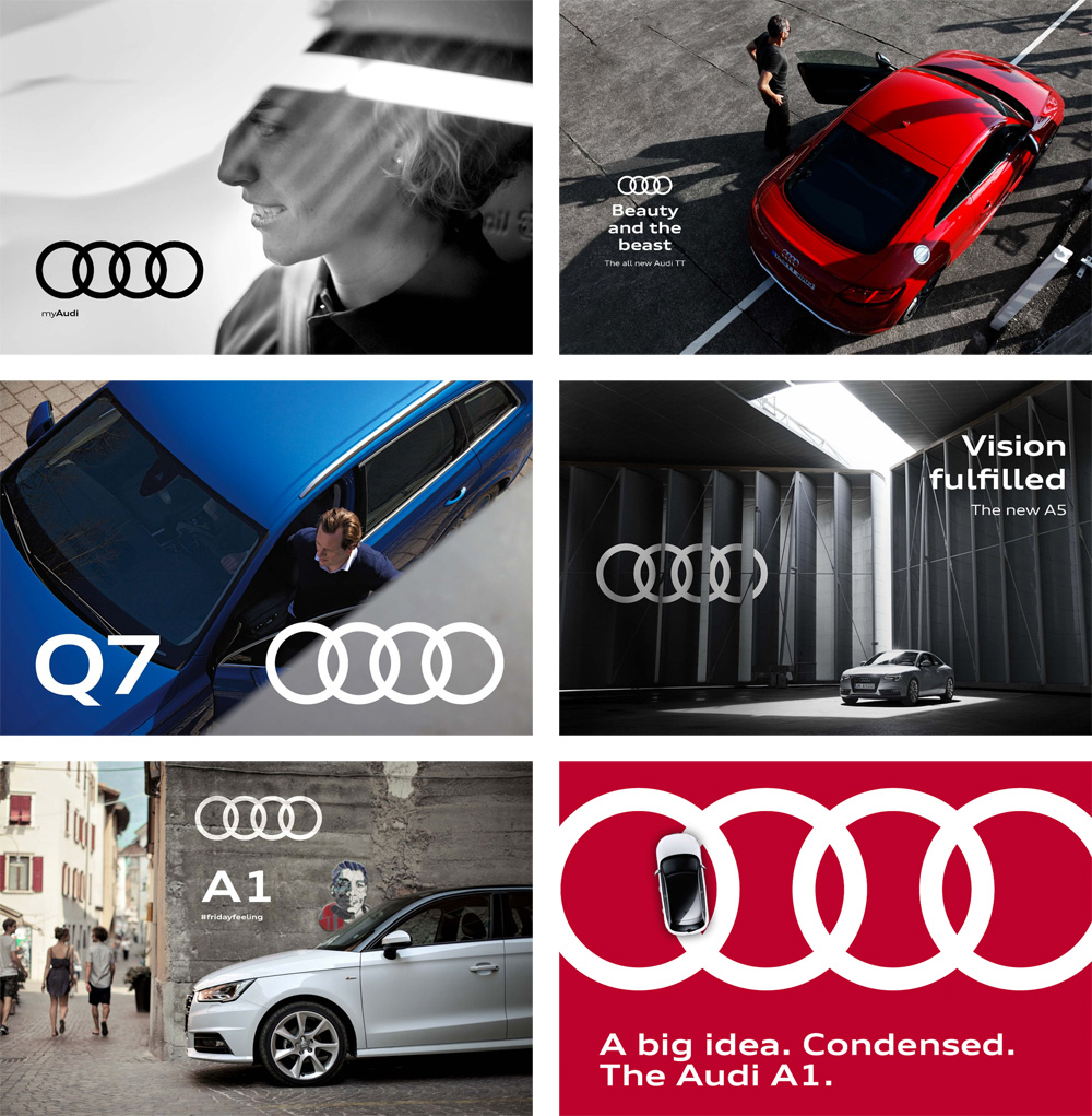 Audi new corporate design