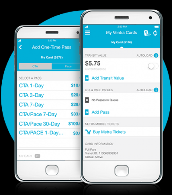 Ventra App - Silver Winner - 2018 GOV Design Awards