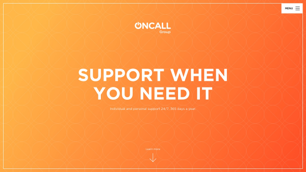 Oncall Website - Silver Winner - 2019 Melbourne Design Awards