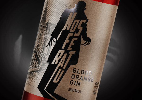 Nosferatu Gin Packaging - Gold Winner - 2019 Melbourne Design Awards