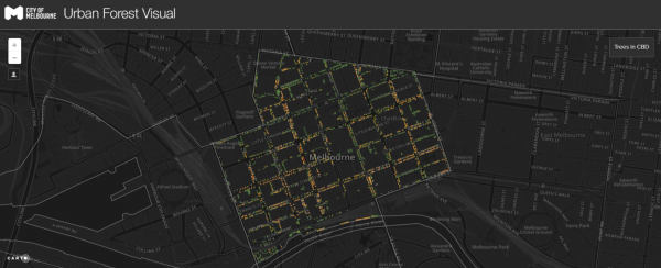 Melbourne Urban Forest Visual - Gold Winner - 2019 GOV Design Awards