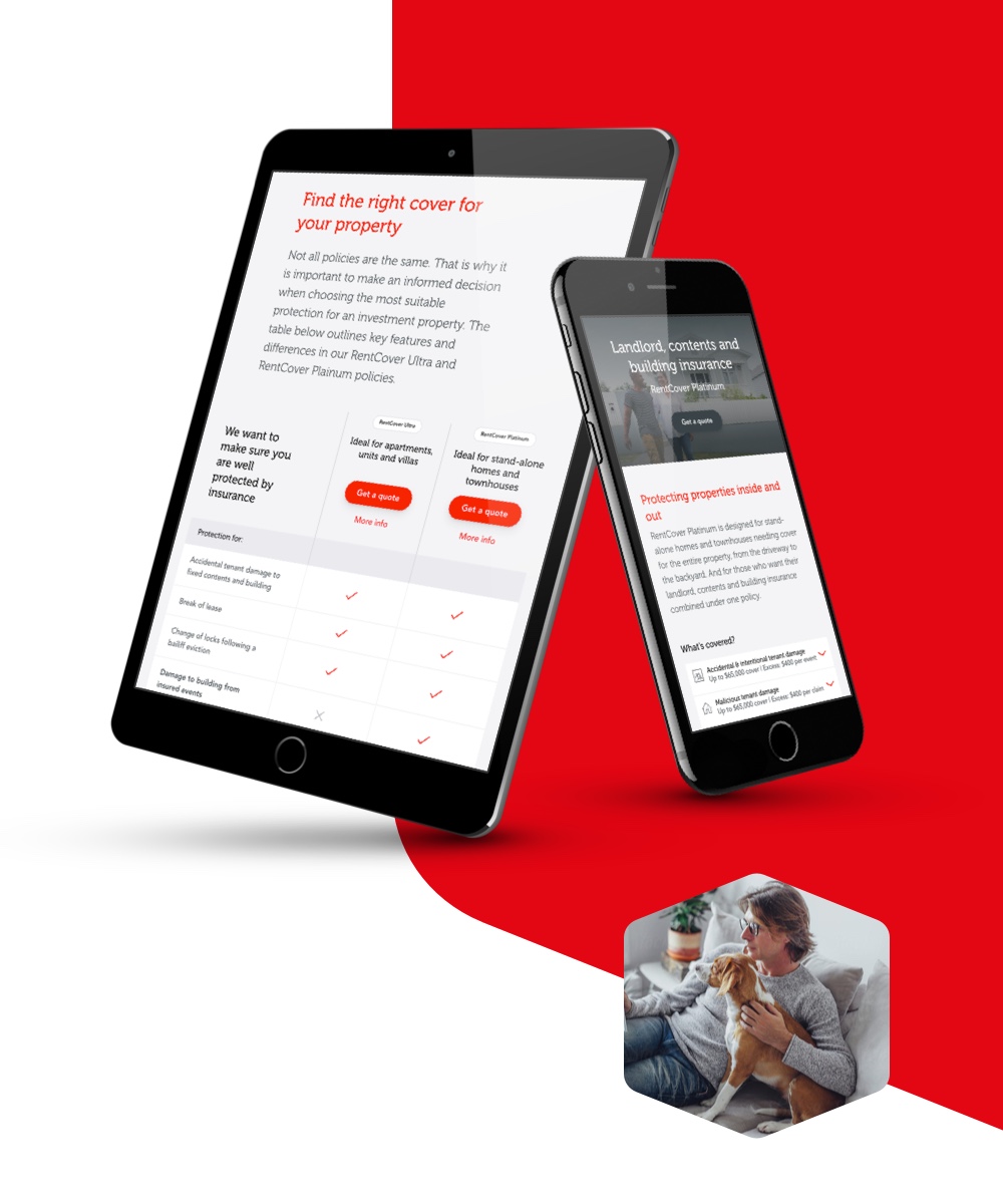 EBM RentCover - Gold Winner - SYDNEY Design Awards 2020