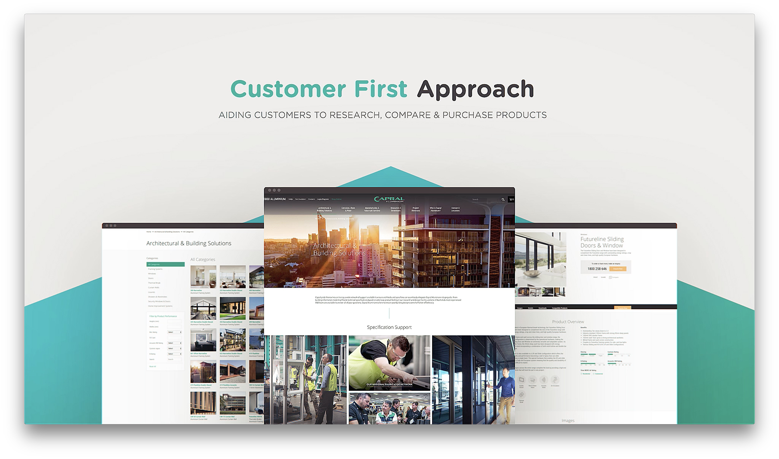 Capral Aluminium Website - Silver Winner - MELBOURNE Design Awards 2020