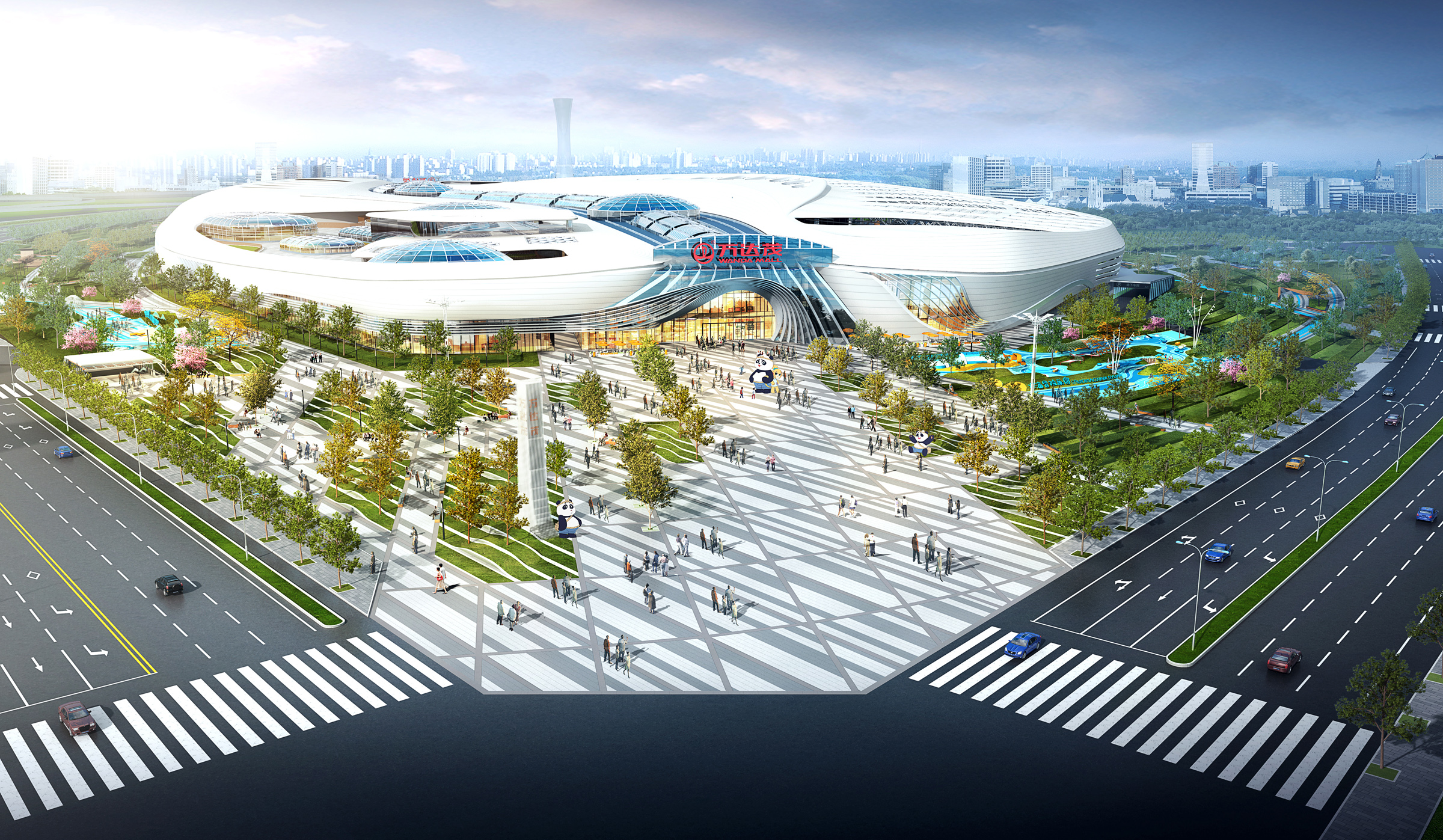 Lanzhou Wanda Mall Landscape Design - Silver Winner - LONDON Design ...