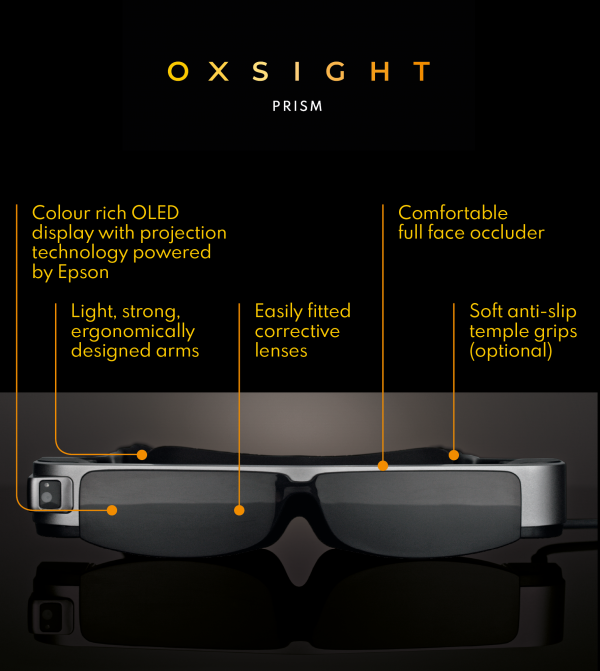 OXSIGHT Smart Glasses - Gold Winner - LONDON Design Awards 2020