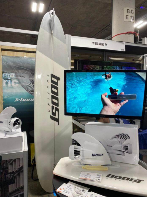 Boost Surfing fin - Silver Winner - NEW YORK Design Awards 2020