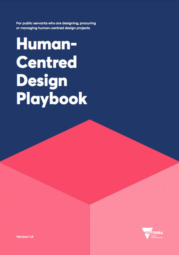 Human-Centred Design Playbook 2020 - Gold Winner - GOV Design Awards 2021
