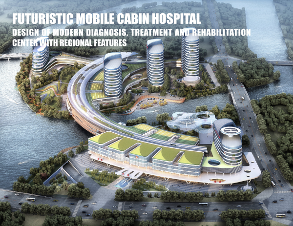 Futuristic Mobile Cabin hospital Design of Modern Diagnosis - Silver ...