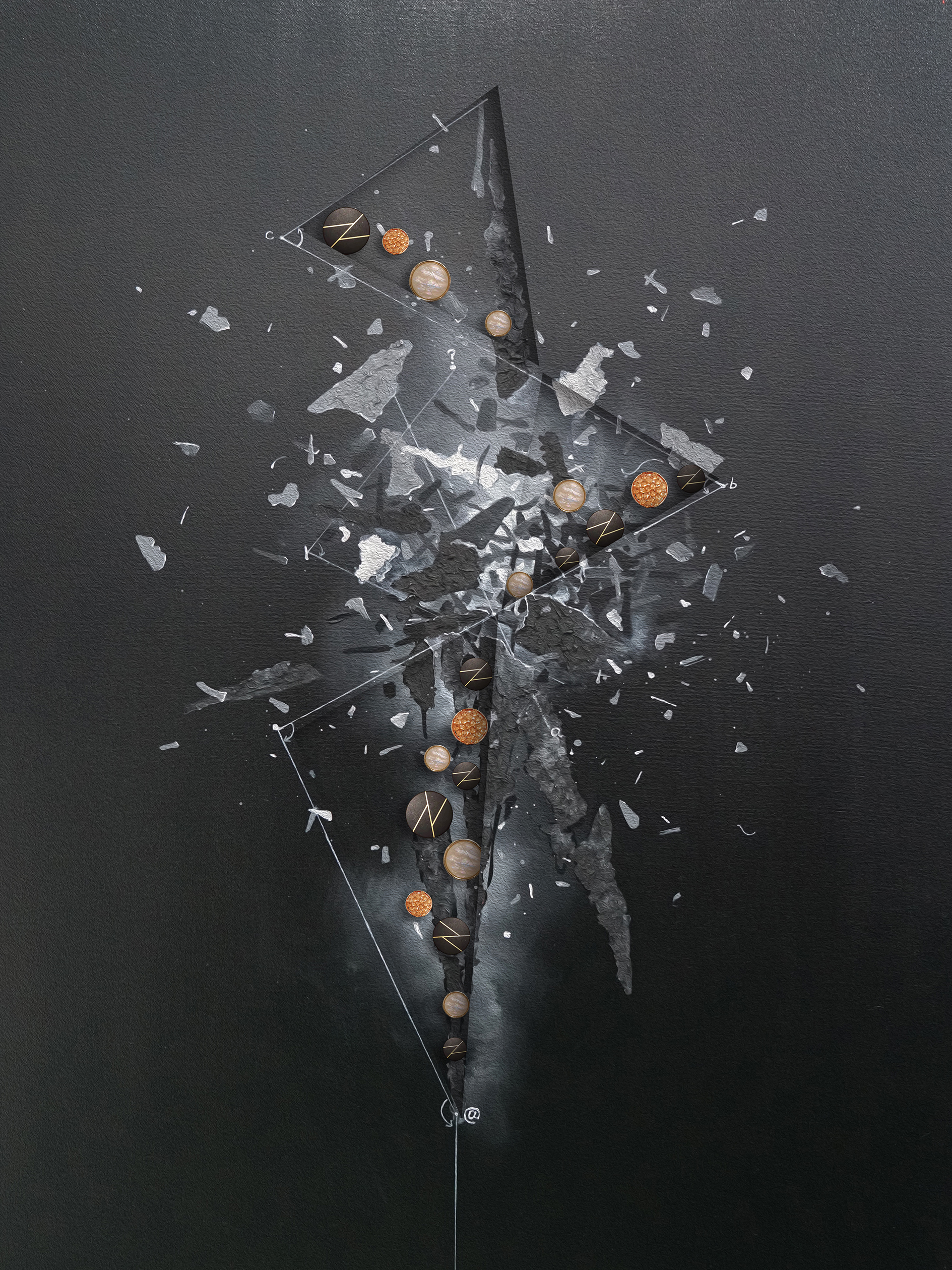 Art installation wall decoration