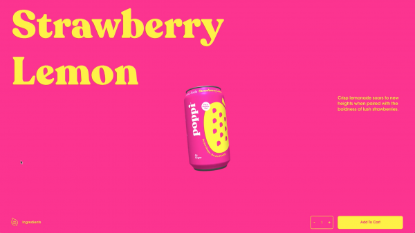 Poppi Brand Identity - Silver Winner - NEW YORK Design Awards 2021