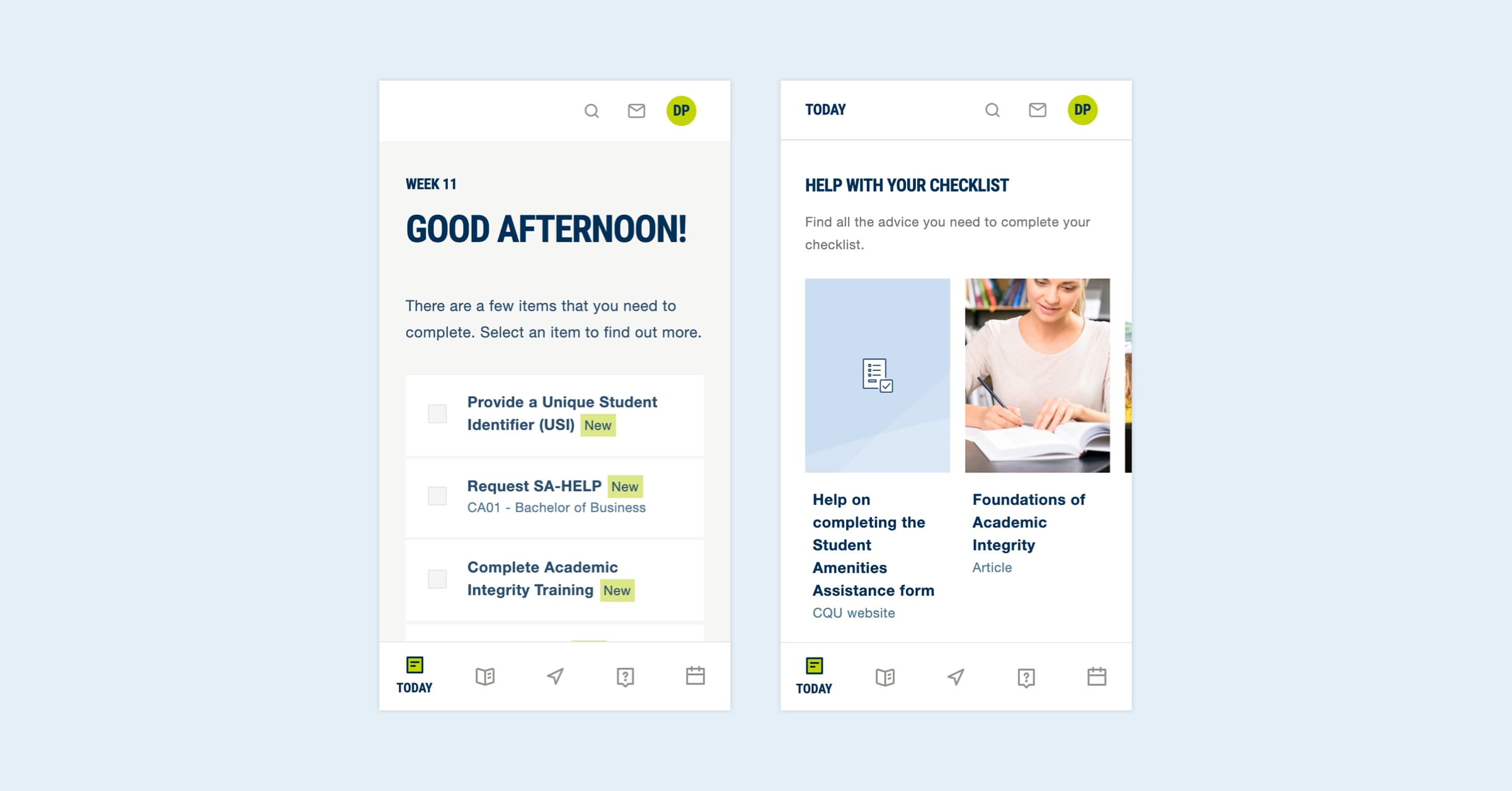 MyCQU: a seamless and personalised digital experience for students ...