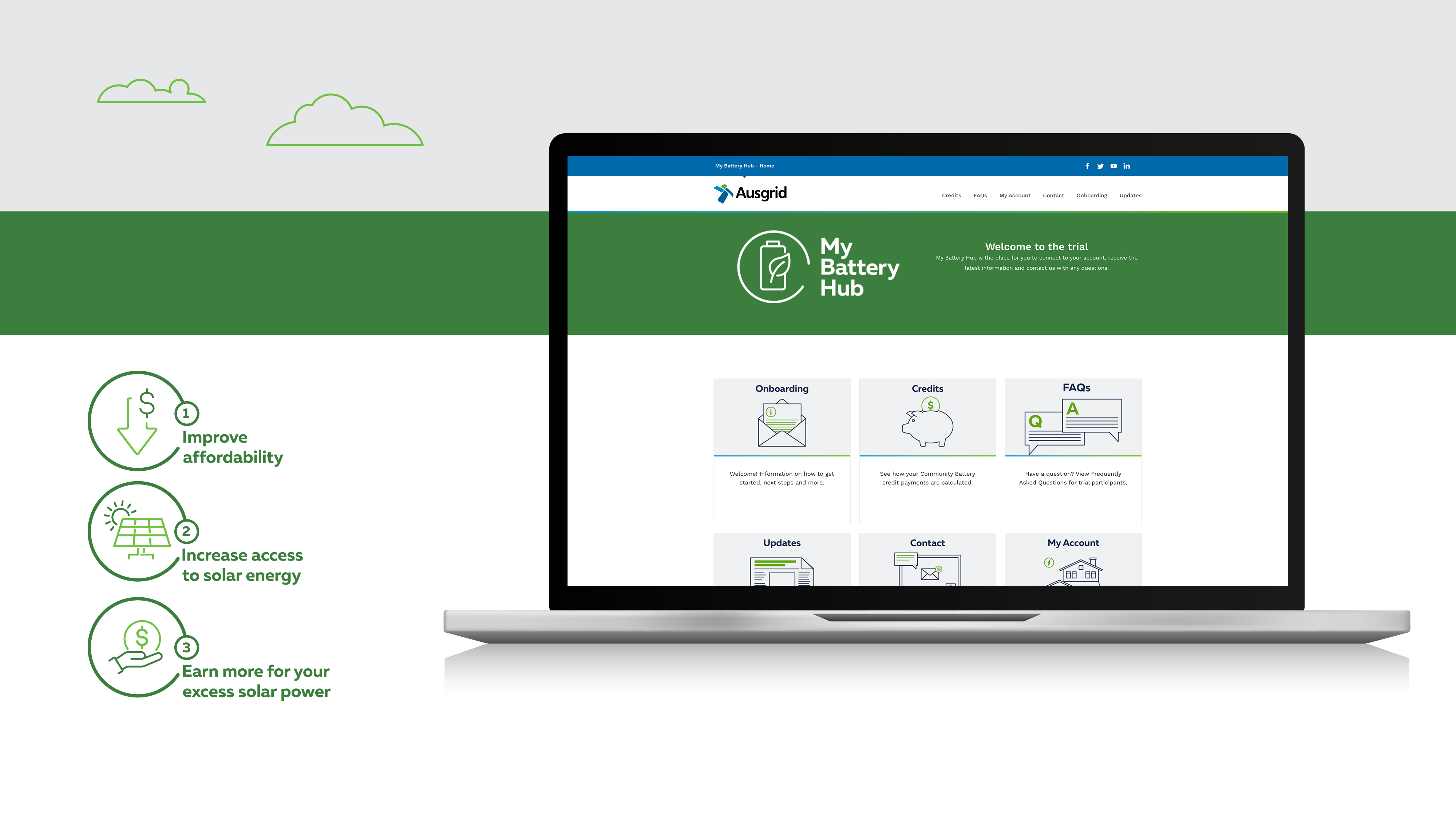 Ausgrid Community Battery trial campaign