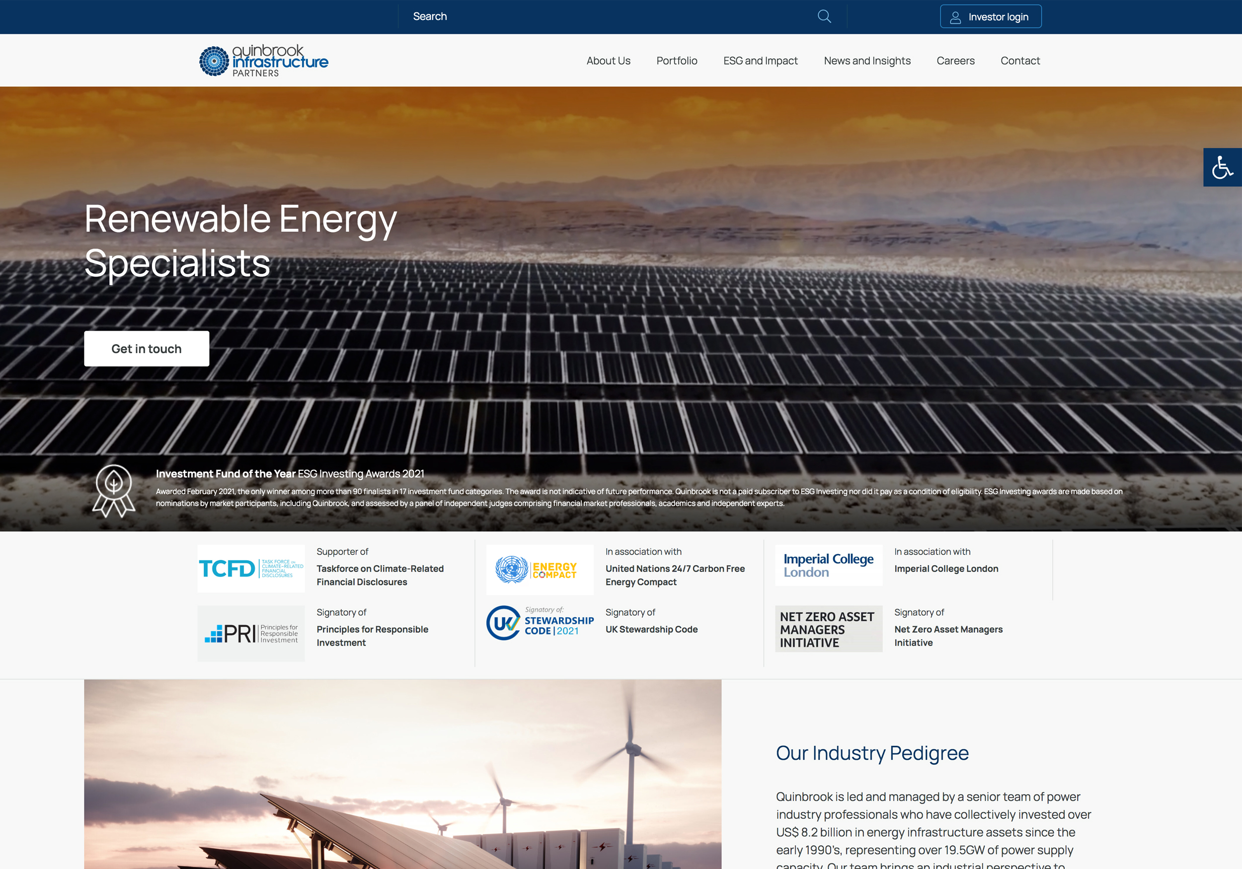 Quinbrook Corporate Website