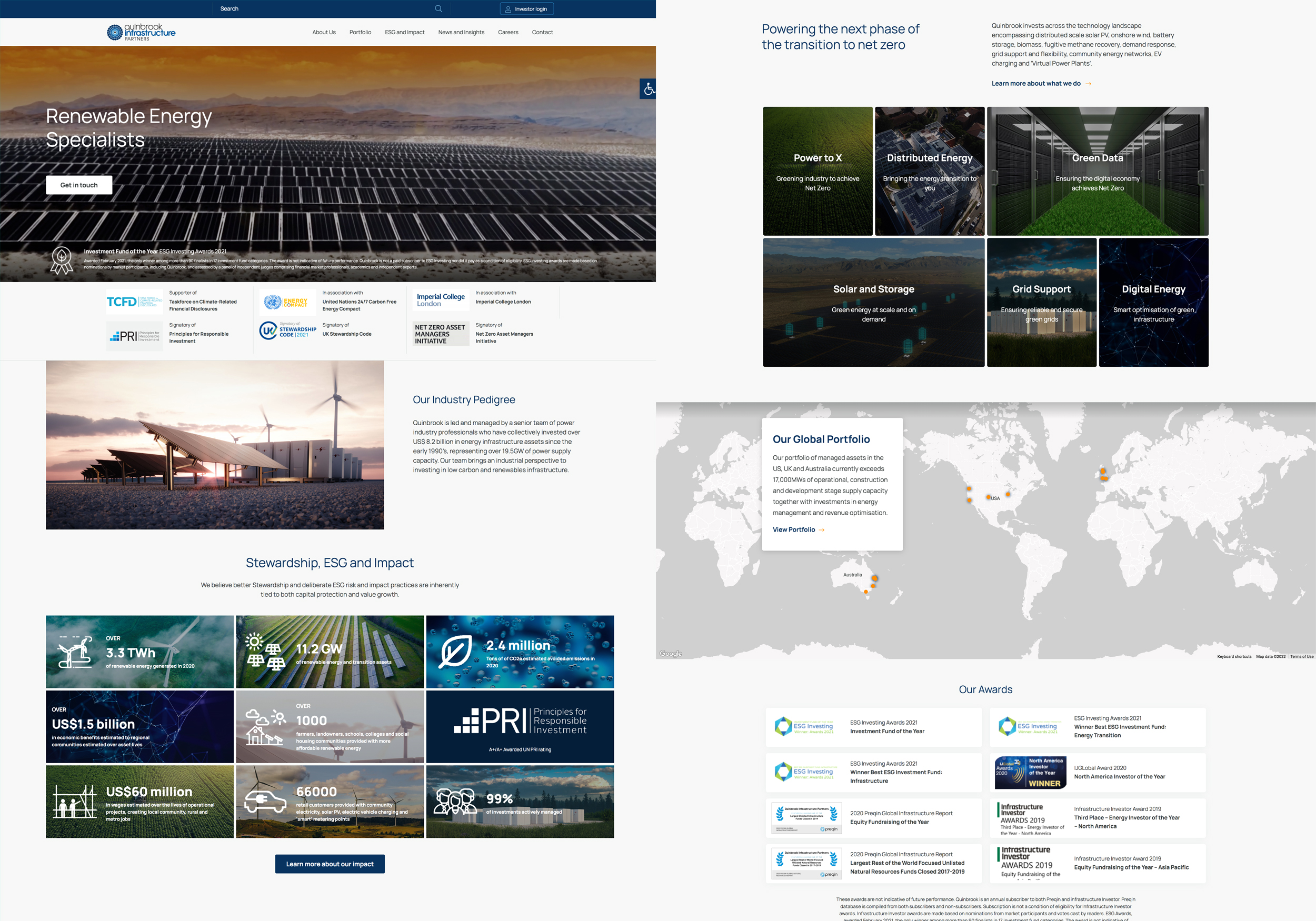 Quinbrook Corporate Website