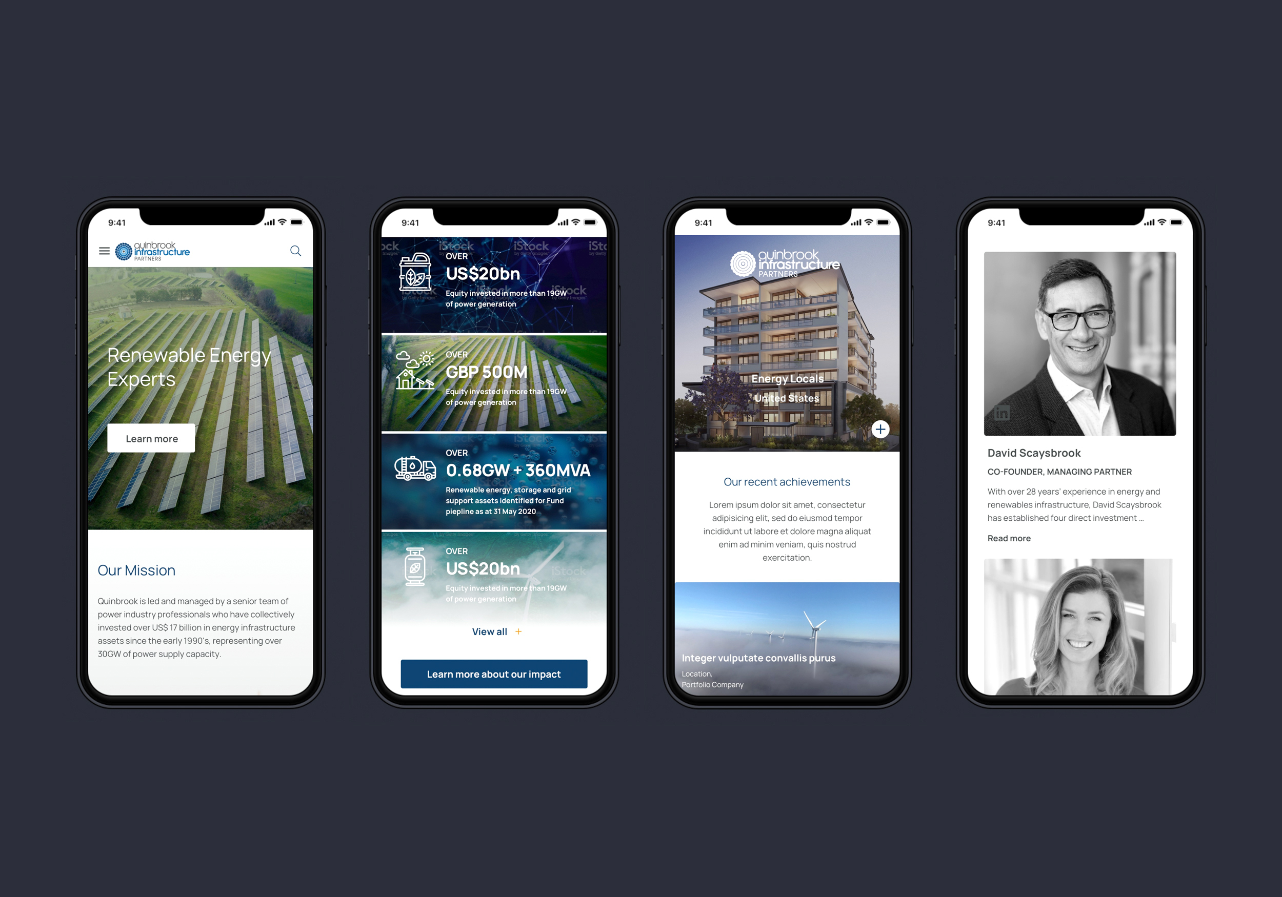 Quinbrook Corporate Website