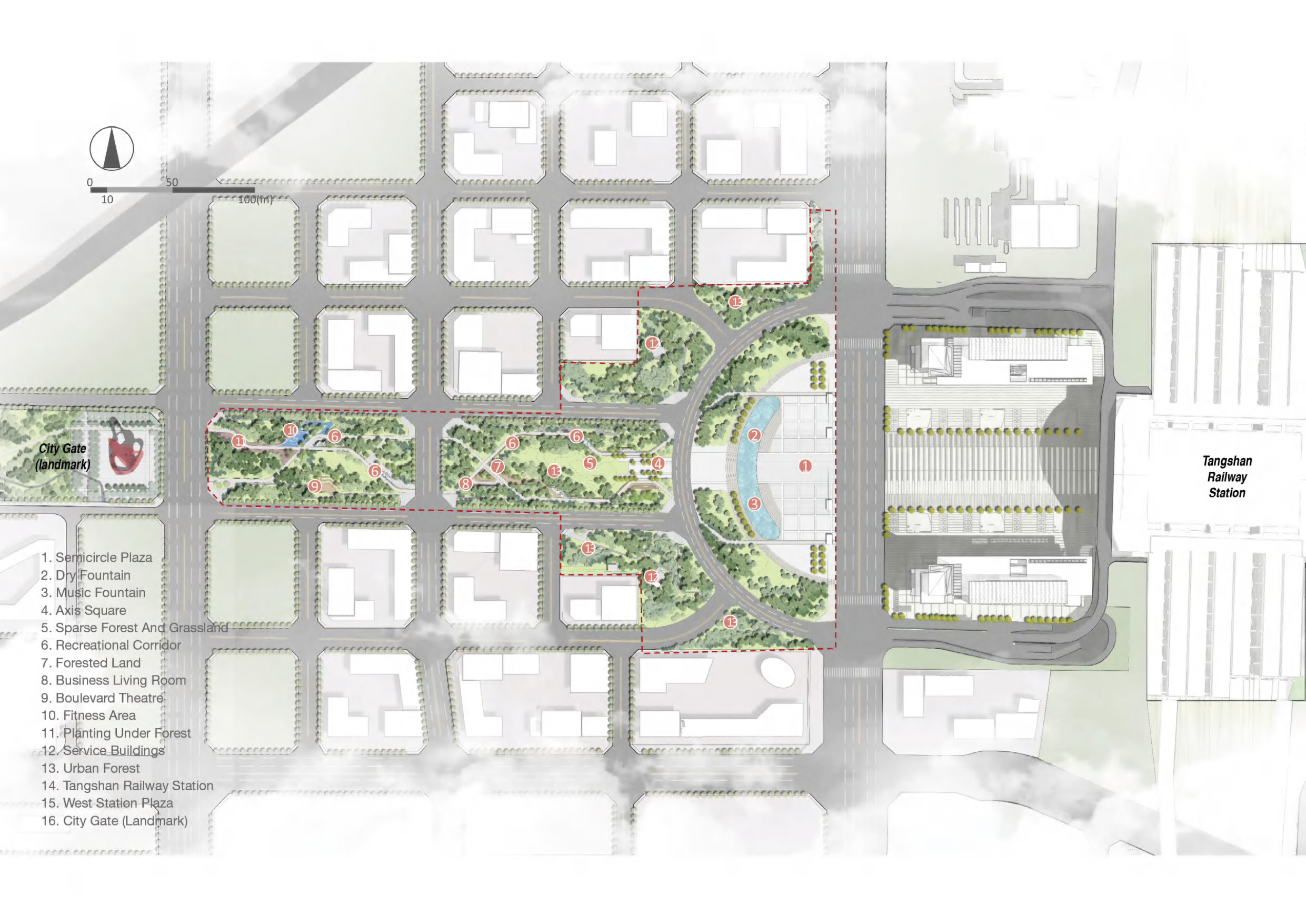 Regenerative Green Tissues: Central Green Axis Of Beijing-Tangshan Avenue