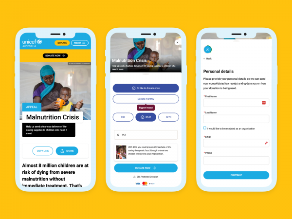 UNICEF Australia - Gold Winner - MELBOURNE Design Awards 2023