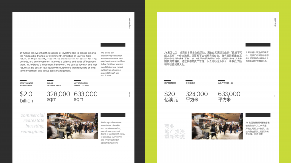 JY Group Profile Publication - Gold Winner - SYDNEY Design Awards 2023