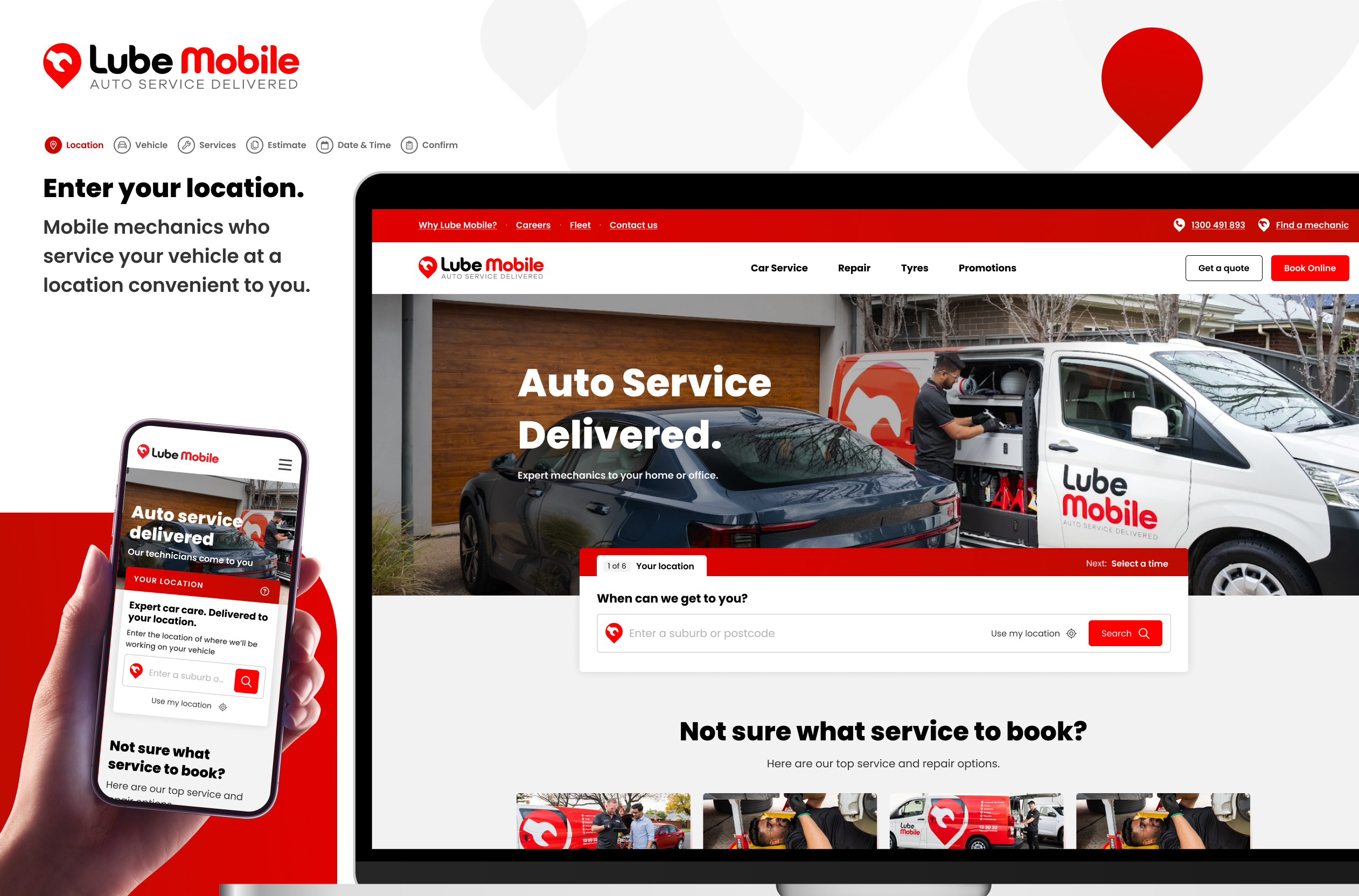 Lube Mobile - Online Booking System