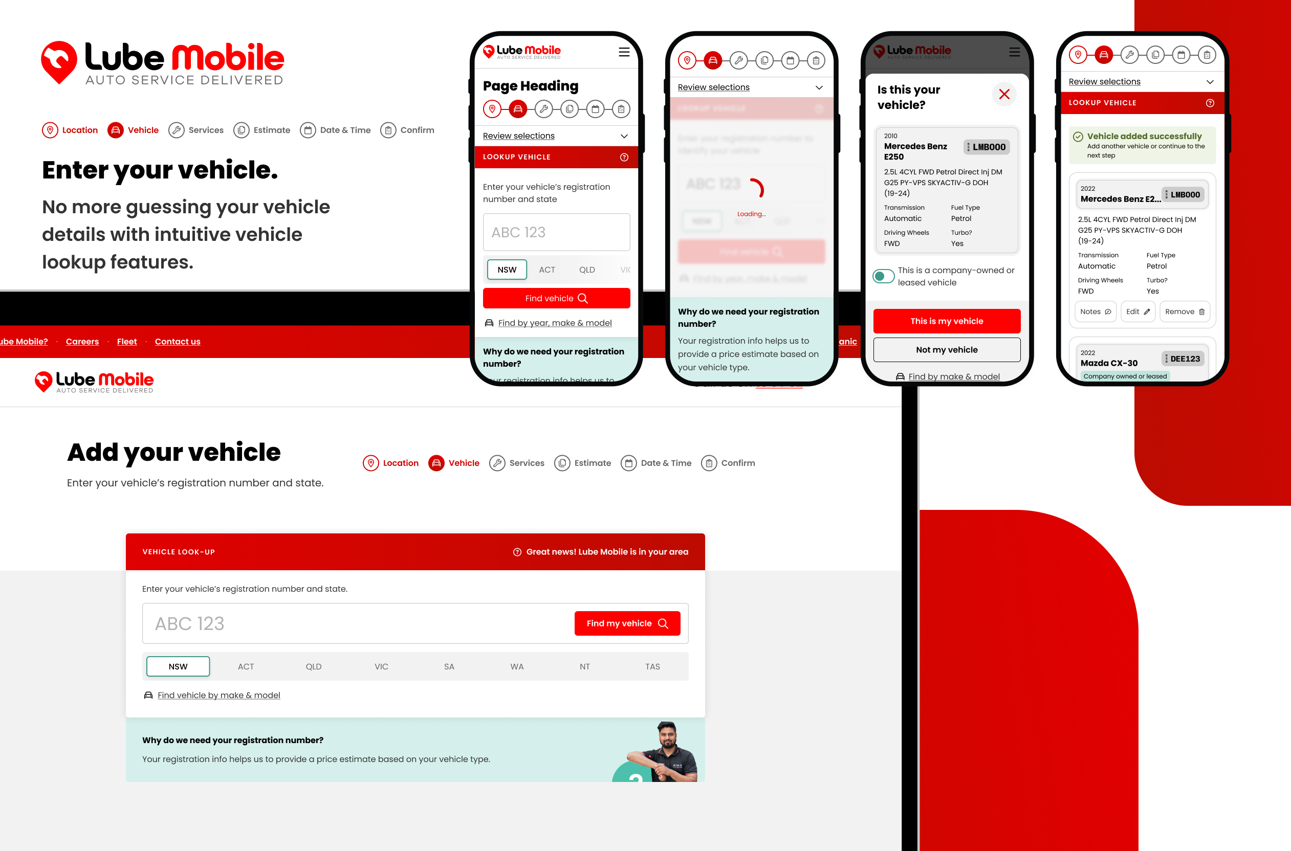 Lube Mobile - Online Booking System