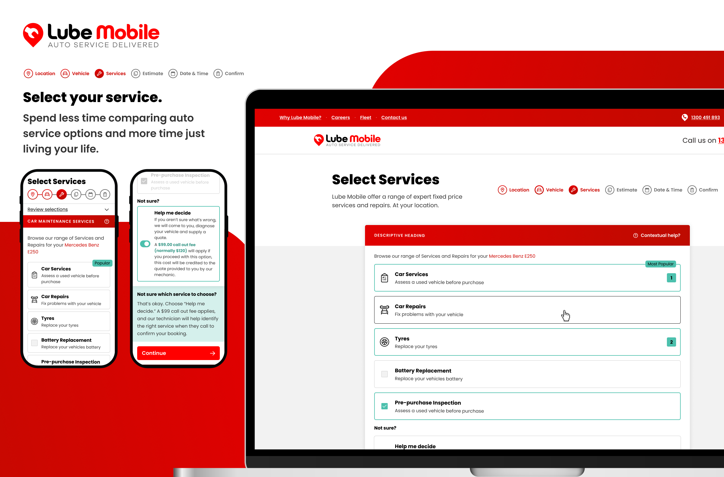 Lube Mobile - Online Booking System
