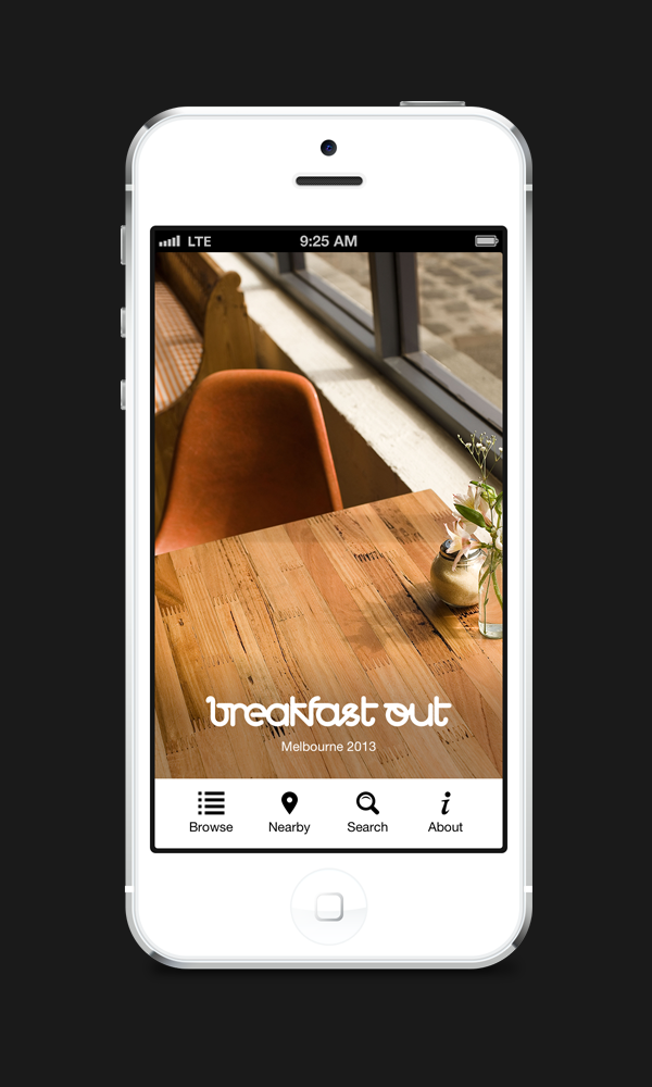 Breakfast Out iPhone app - 2013 Mobile Awards