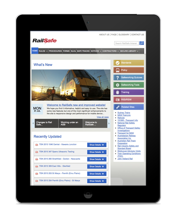 RailSafe Integration - Winner - 2013 Sydney Design Awards