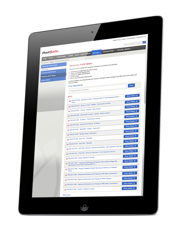 RailSafe Integration - Winner - 2013 Sydney Design Awards