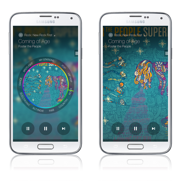 Milk Music - Gold Winner - 2014 US Mobile & App Design Awards