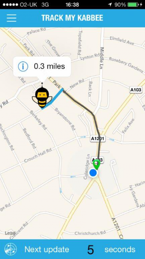 Kabbee - Finalist - 2014 UK Mobile & App Design Awards