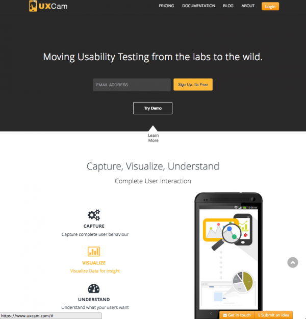 UXCam - Capture , Analyze, Improve - Complete User Experience - Winner ...