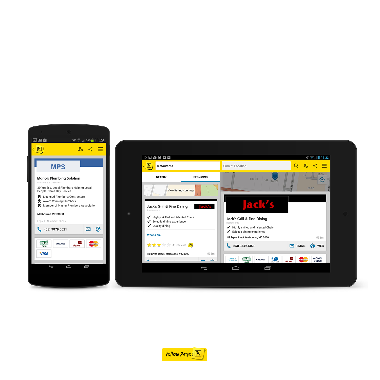 Yellow Pages® Android app with Caller ID