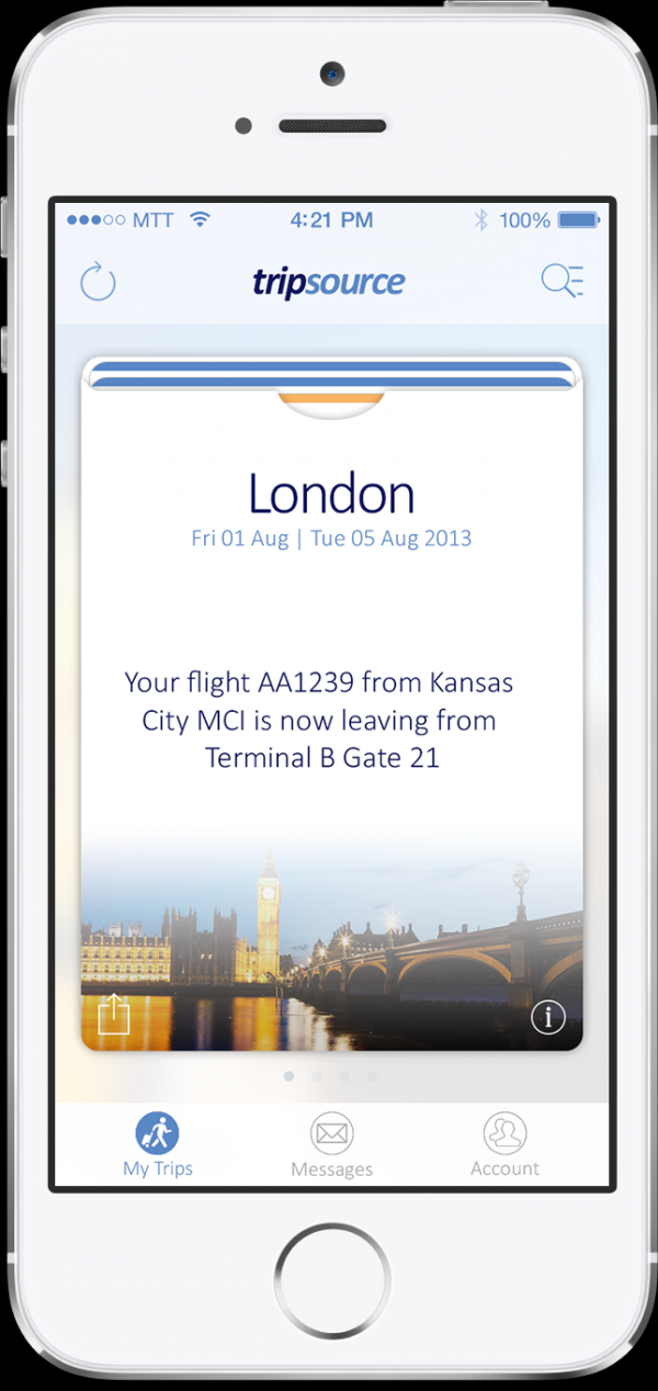 TripSource® by BCD Travel - Gold Winner - 2014 US Mobile & App Design ...