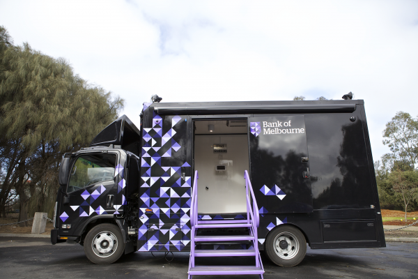 Bank of Melbourne Mobile Branch - 2014 Melbourne Design Awards